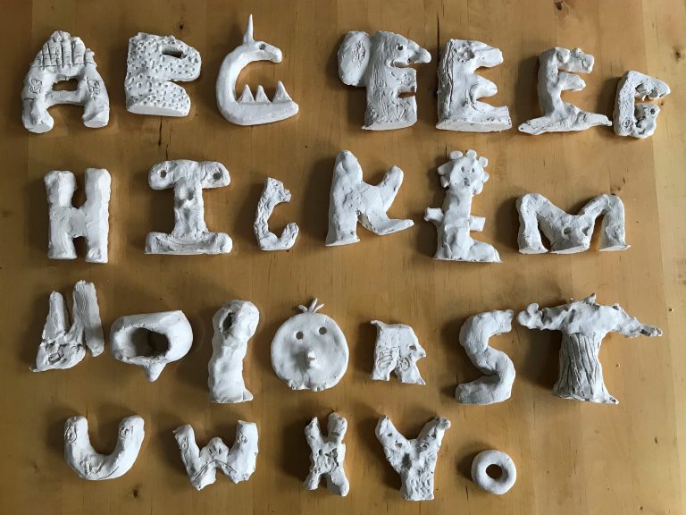 Art 2: A clay alphabet / part 1 – Kids Atelier